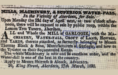 Story of Garlogie Mill | Garlogie Beam Engine Trust