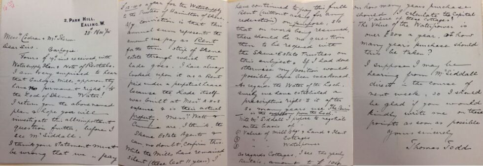 Mill Water Power | Garlogie Beam Engine Trust